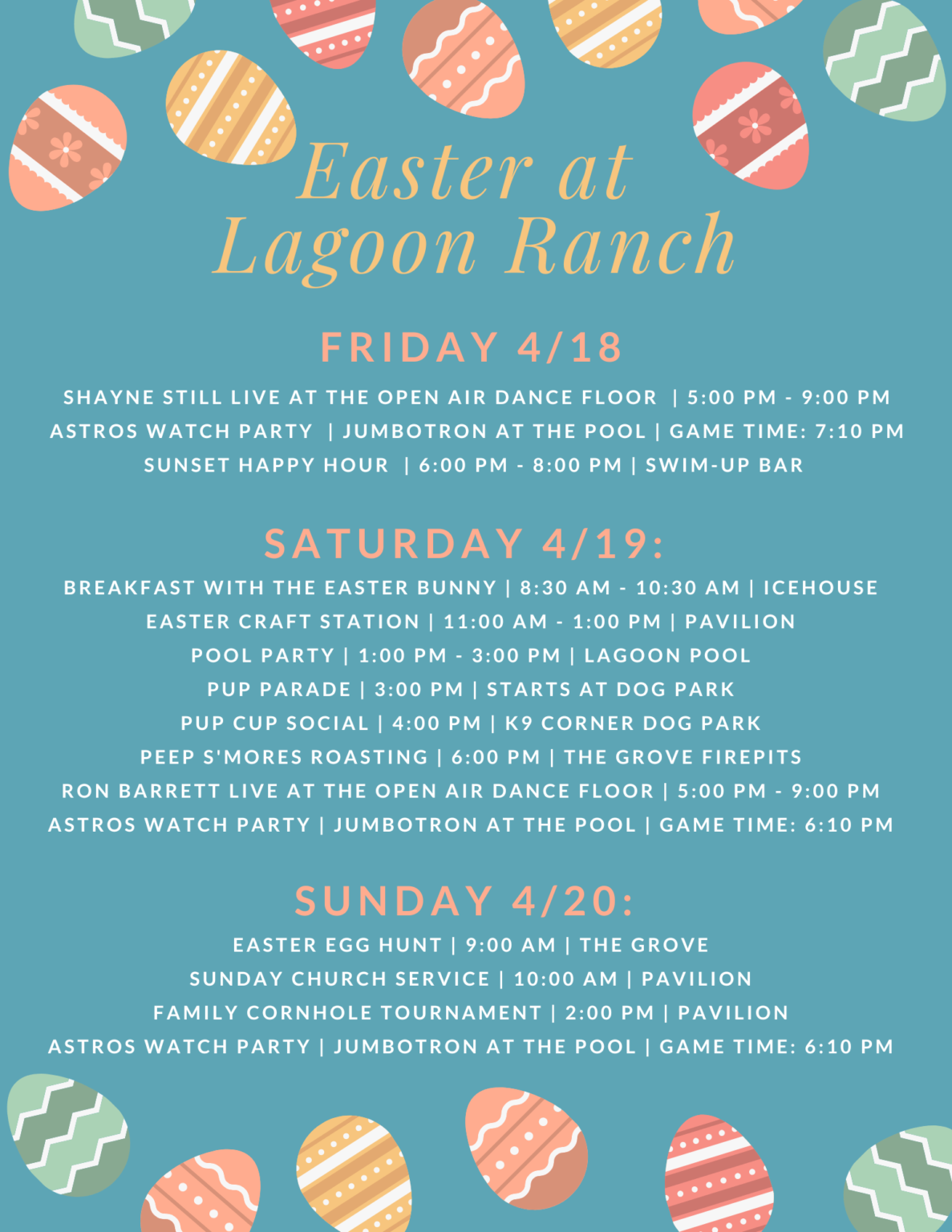 Amenities - Lagoon Ranch